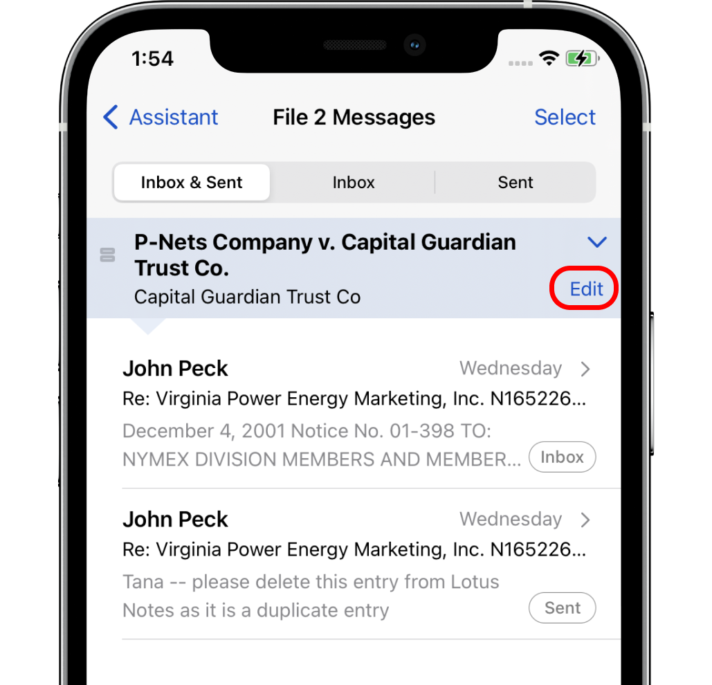 iManage Integration – ZERO