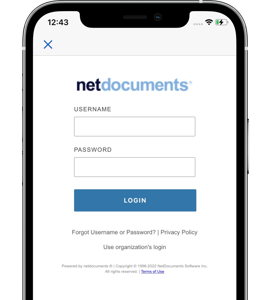 NetDocuments Integration – ZERO