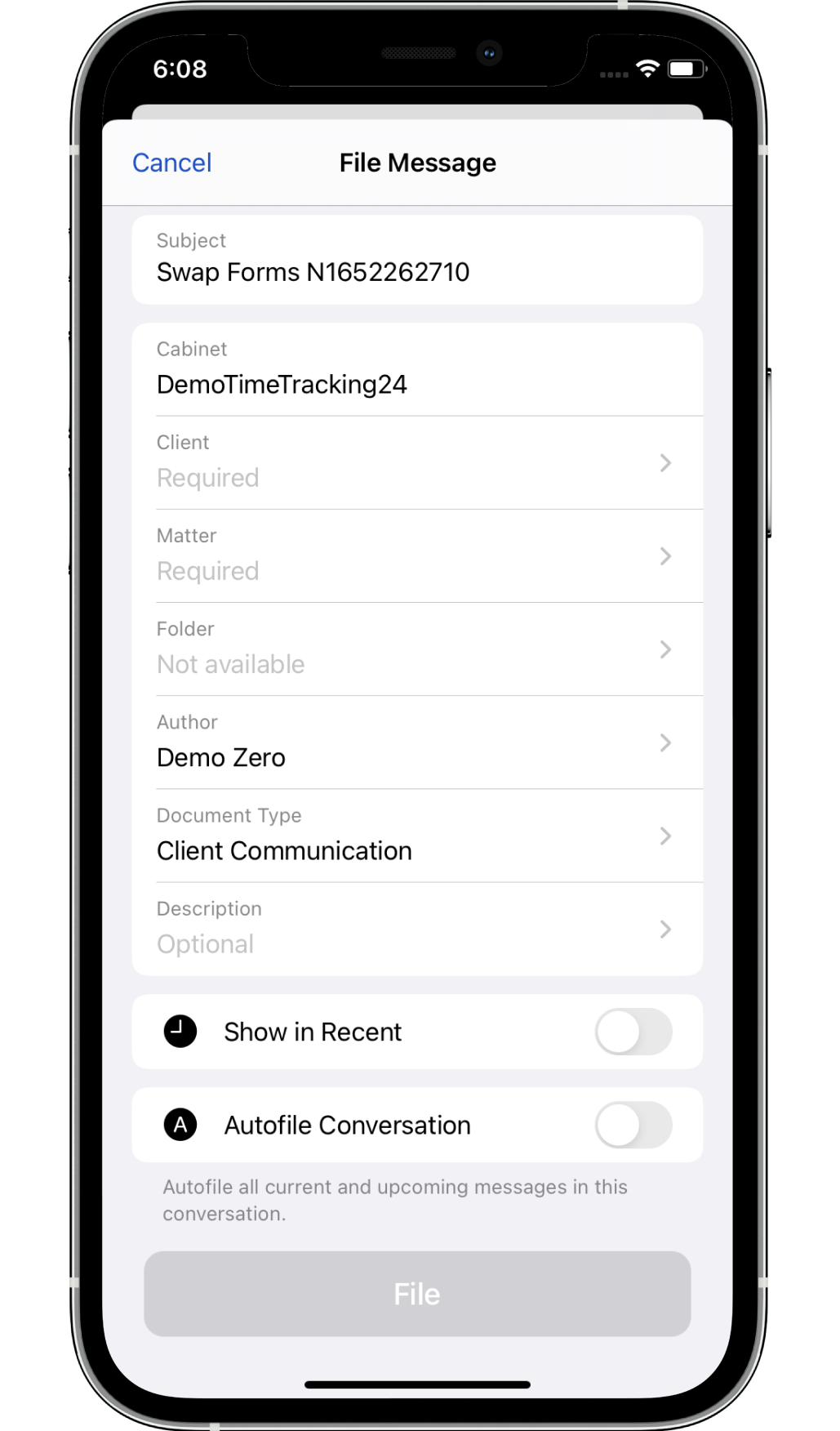 NetDocuments Integration – ZERO
