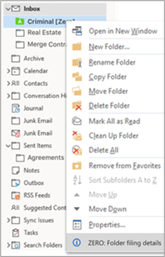 Filing to iManage – ZERO