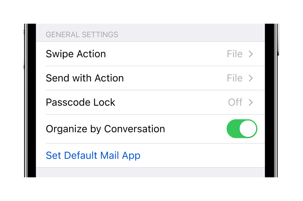 General Settings – ZERO