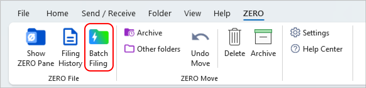 Filing to iManage – ZERO