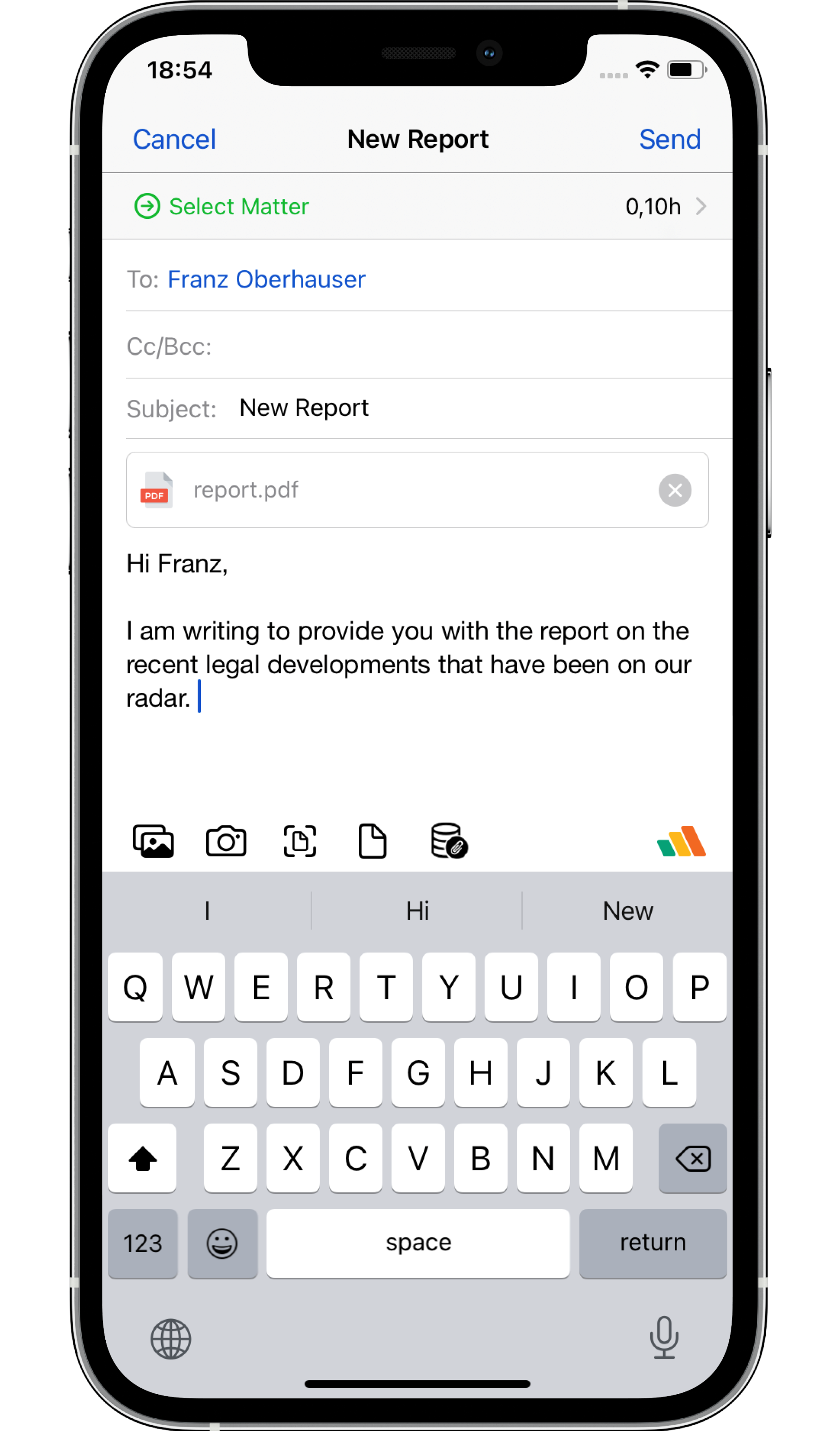Composing a New Message – ZERO